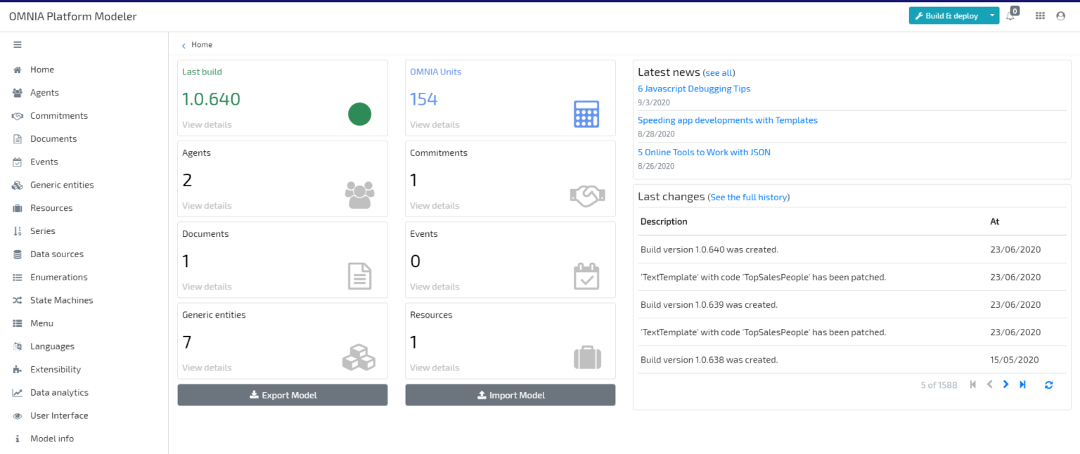 OMNIA - Low-Code Business Application Development Platform