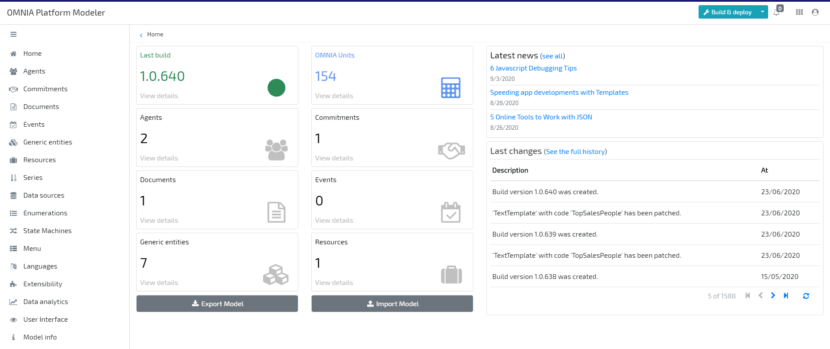 OMNIA - Low-Code Business Application Development Platform