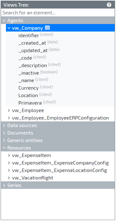 New Feature: Views Tree - OMNIA - Low-Code Business Application Development Platform